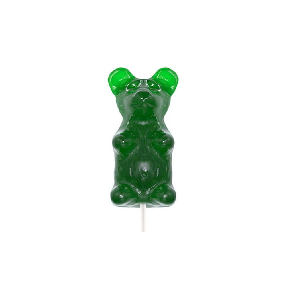 Giant Gummy Bear on a Stick - Sour Green Apple: 1 Count - Walmart.com ...