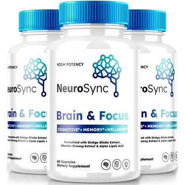 Brain Sync 5 Pack - Supplement for Focus, Energy & Memory - Advanced ...