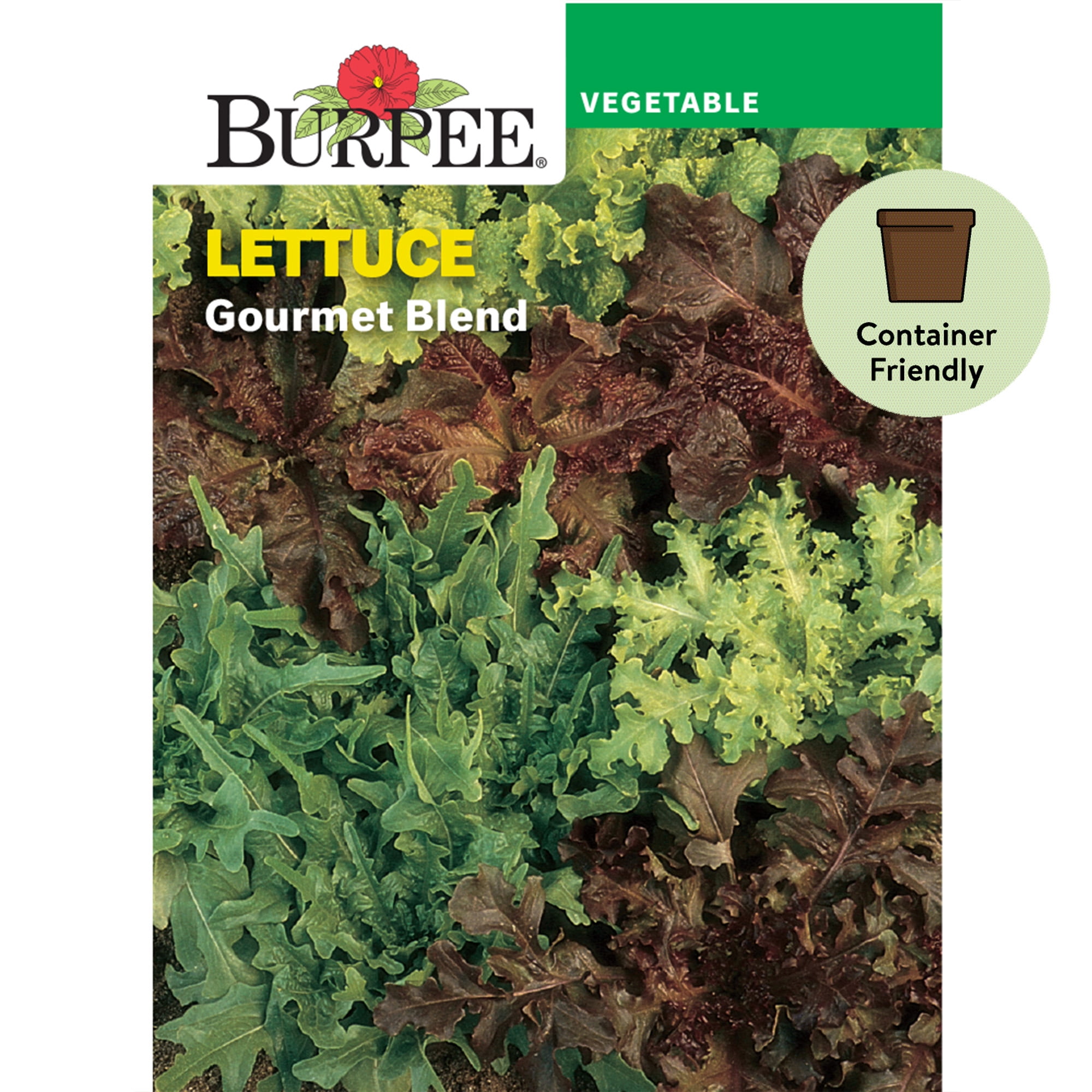 Burpee Gourmet Blend Lettuce Vegetable Seed, 1-Pack - Walmart.com