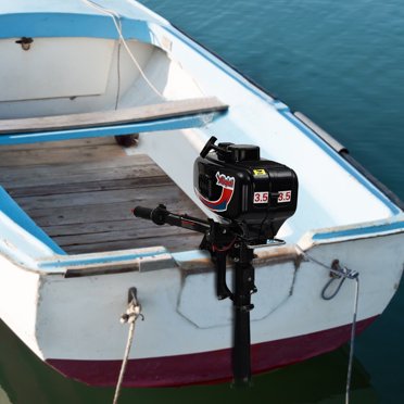MONIPA 2 Stroke 3.5HP Fishing Boat Engine Inflatable Outboard Motor ...