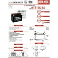 BS Battery BTZ12S-BS Battery - Walmart.com