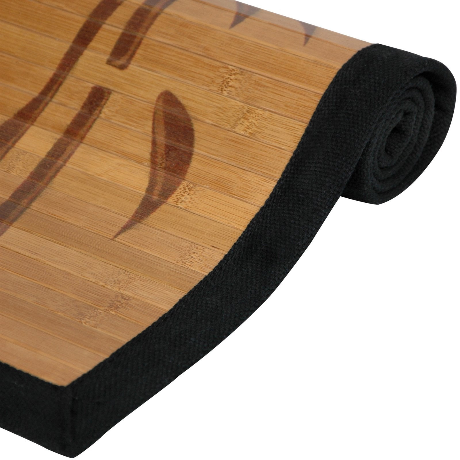 Red Lantern Bamboo Tree Printed Viscose from Bamboo Indoor Area Rug ...