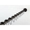 Kingston Brass Traditional 60 in. to 72 in. Tension Shower Rod with ...