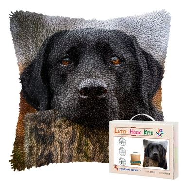 Corgi Dog Small Size Mini Rug Latch Hook Kits Rug DIY Cushion Tapestry ...