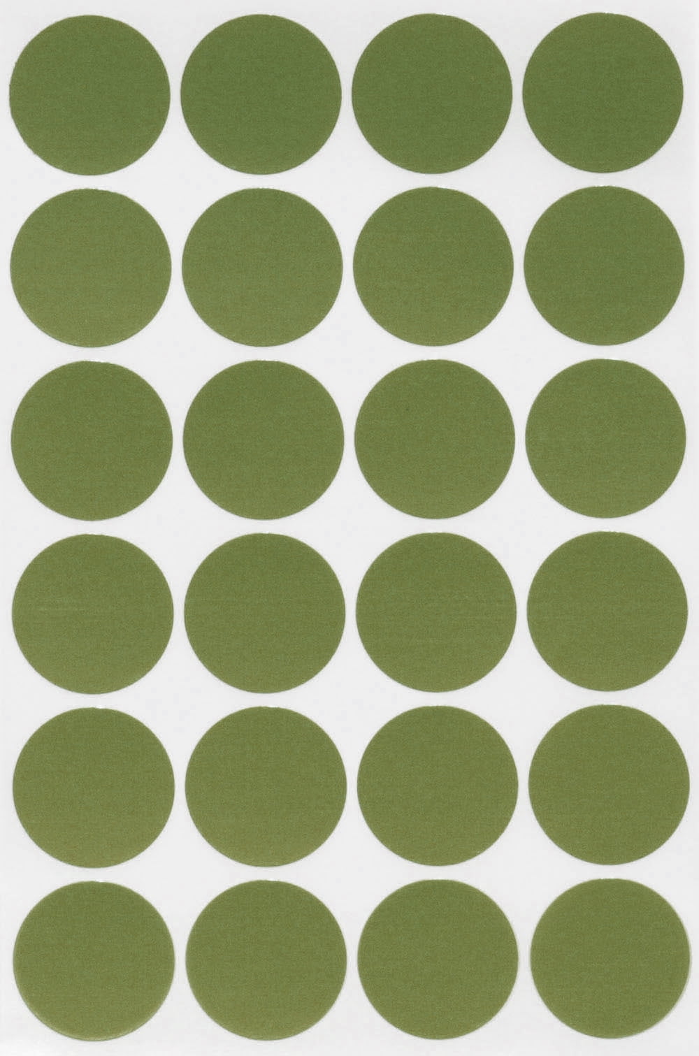 Royal Green Olive Green Stickers 1" inch Round Sticker Labels - 120 ...