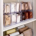 Handbag Storage Organizer Rack Wardrobe Divider Shelf Bag Storage Rack ...