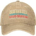 Old Geezer Formerly Knowns As Stud Muffin Hat for Men Baseball Cap Cute ...