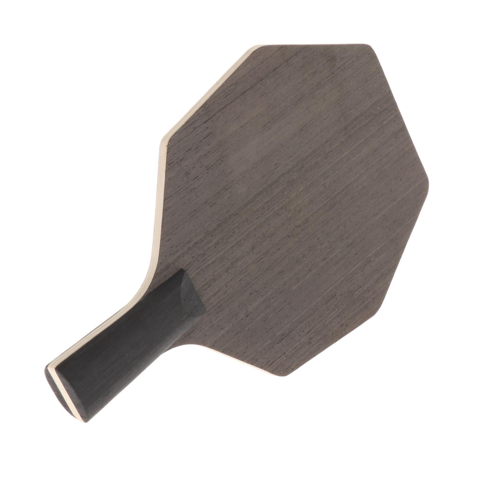 Table Tennis Racket Concave Grip Straight Grip Wooden Hexagonal Larger ...