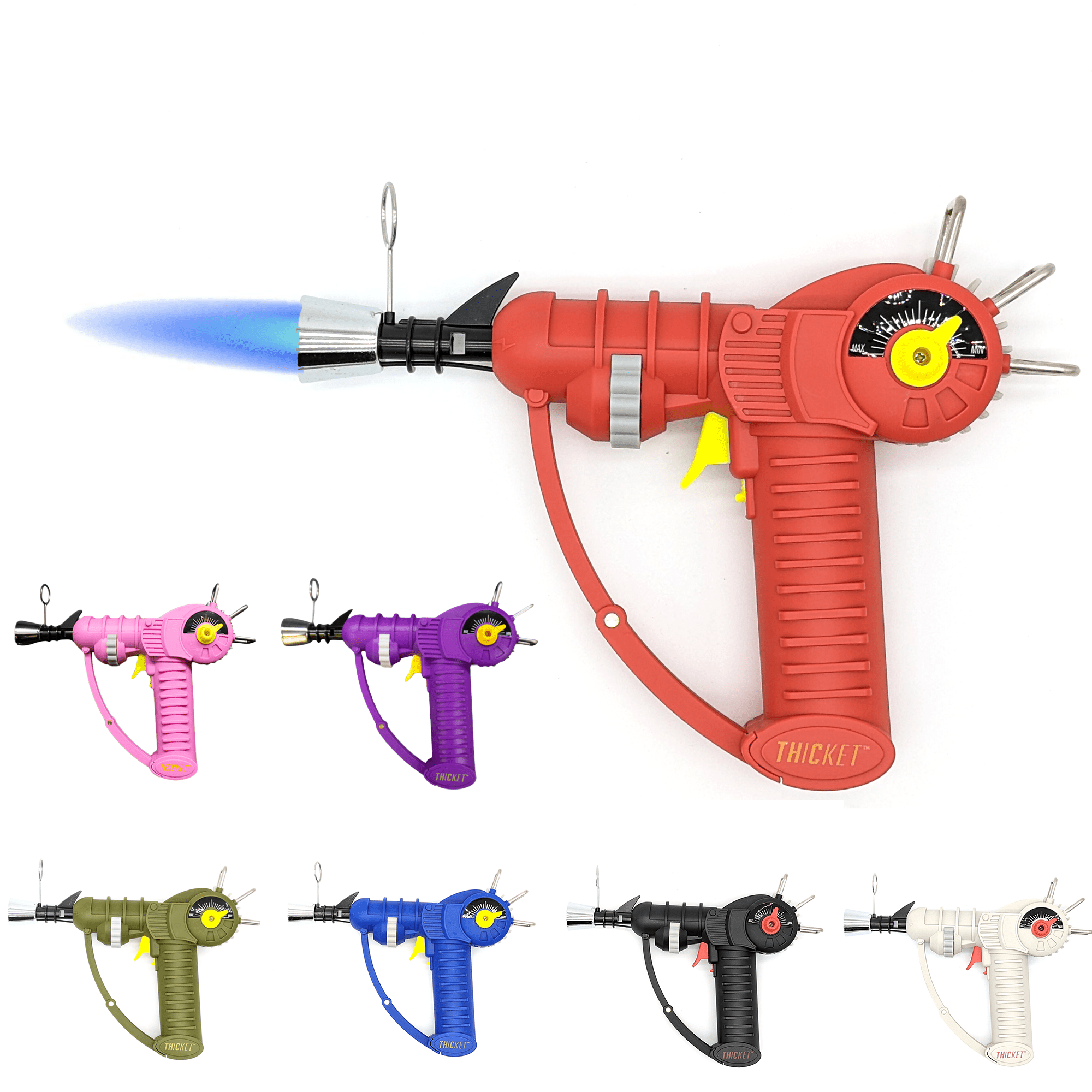 Raygun Torch, Adjustable Flame and Safety Lock - Red - Walmart.com