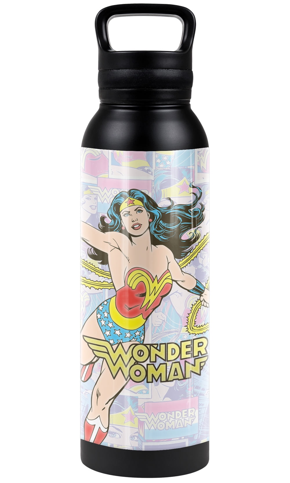 Wonder Woman Official Wonder Collage 24 oz Insulated Canteen Water ...