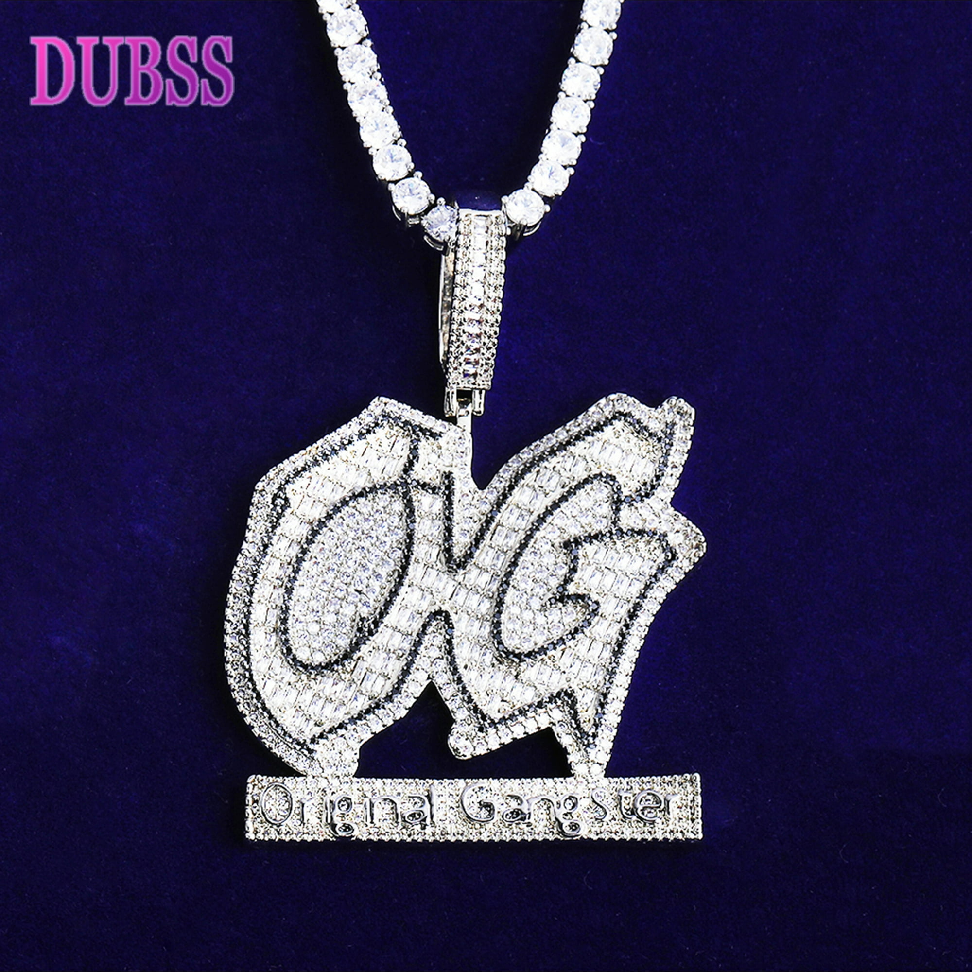 Click here for Dubss Iced Out Original Gangster Necklace Pendant... prices