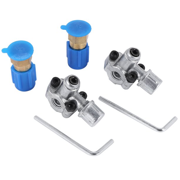 Symkmb 2 Sets Air Conditioning Retrofit Valve with Dust Cap Converts ...
