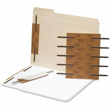 Two-Piece Paper Fasteners, 3 1/2" Capacity, 4 1/4" Center, Silver, 50 ...