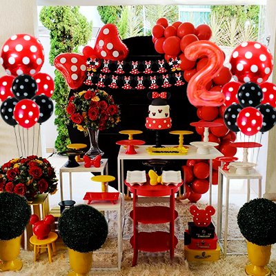 Minnie Mouse Party Ideas Red And Black