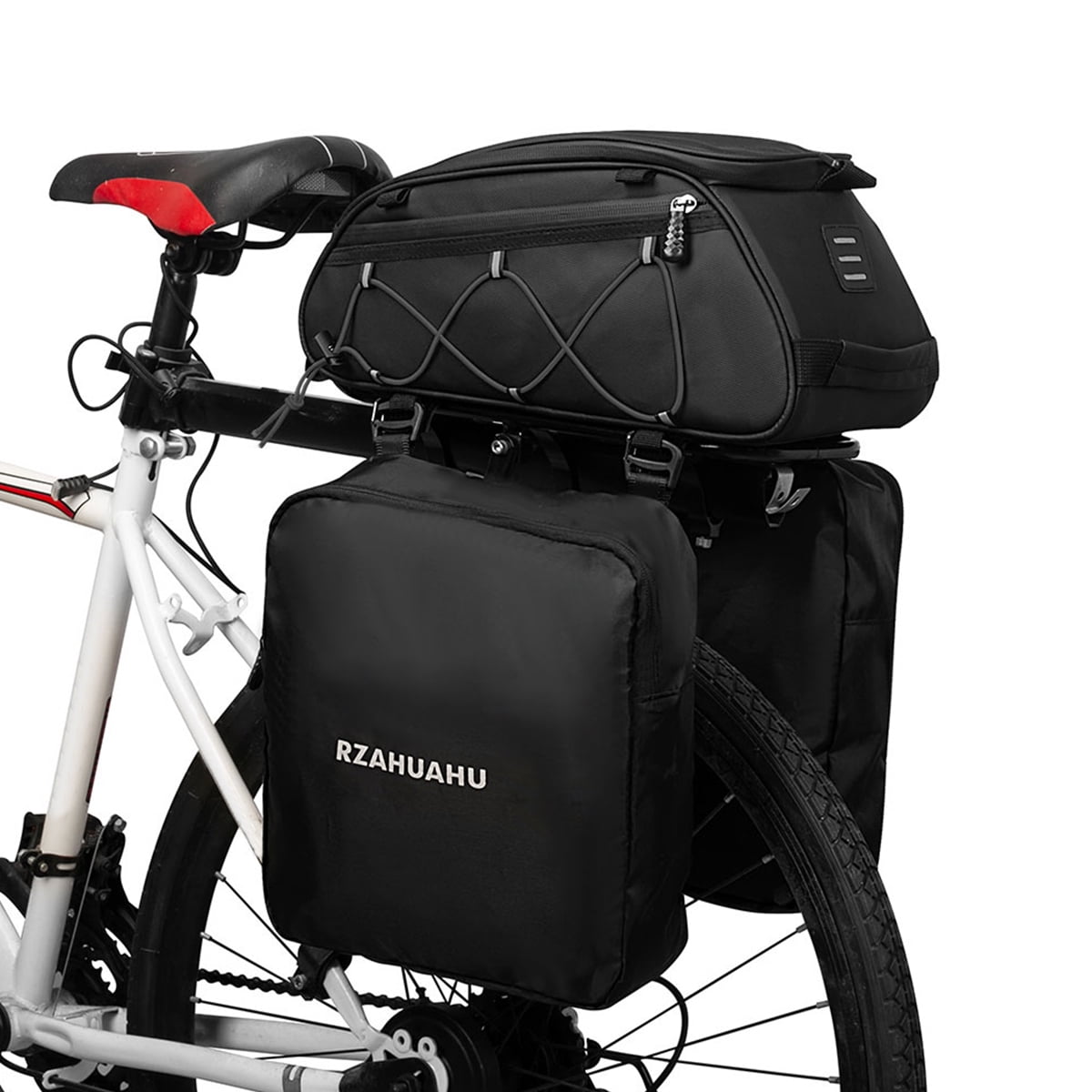 3-in-1 Bike Rack Bag, Trunk Bag Waterproof Bicycle Rear Seat Bag Cooler ...