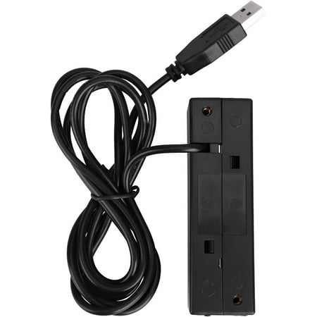 USB Magnetic Stripe Card Reader, MSR90 3 Tracks Magnetic Stripe Reader ...