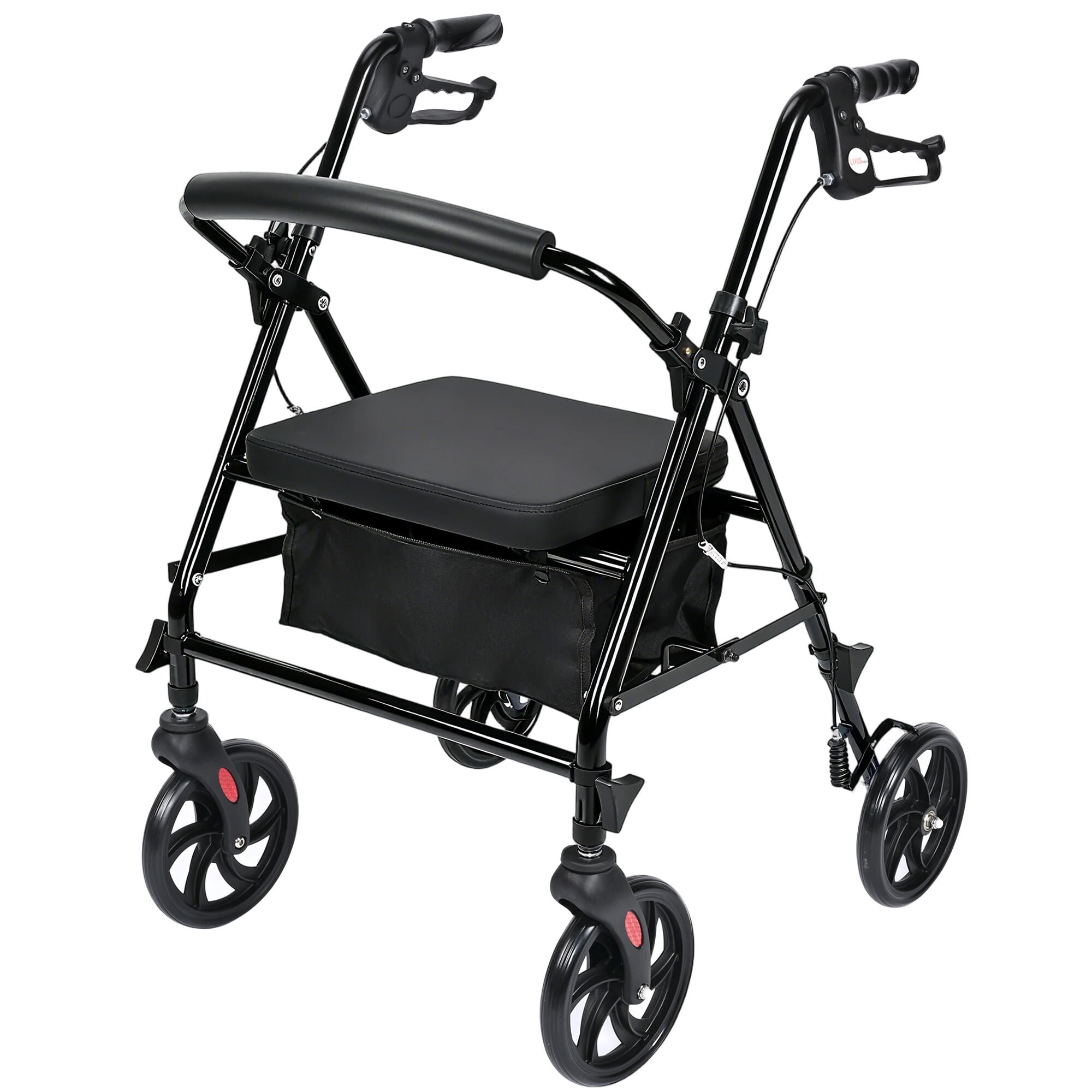 Click here for Livingbasics Folding Rollator Walker With Wide Sea... prices