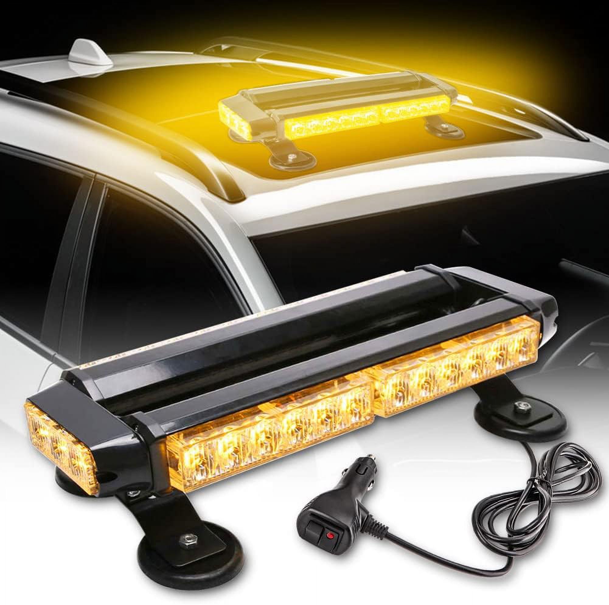 Magnetic Strobe Beacon Lights, Selectable Flash Patterns for Emergency ...