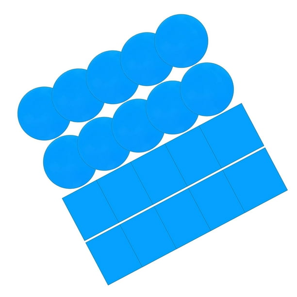 wolftale 20 Pieces Swimming Pool Repair Patch Accessories Multipurpose ...