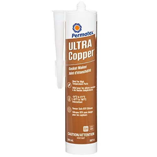 Permatex 59713 Ultra Copper High Temperature Gasket Maker 101C, 300ml ...