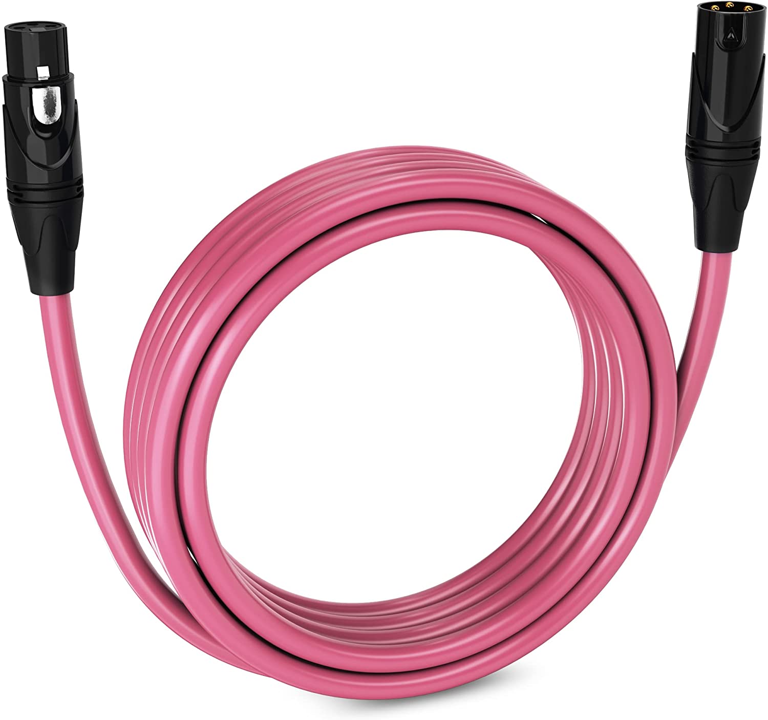 LyxPro 15 feet Microphone XLR Cable, Male to Female, 3 Pin Mic Cable ...