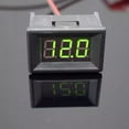 RANMEI 0.36 inch LED Digital 2-line DC Voltage Table Red Blue Green DC4 ...