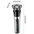 Mens Three Functielectric Shaver Mens Shaver Rotating Led Lady