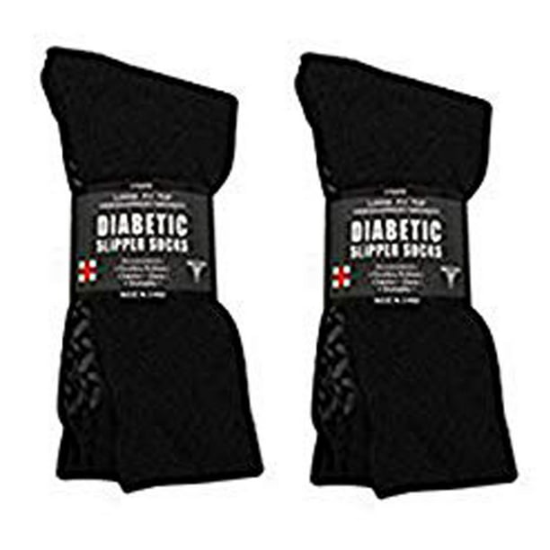 Personal Touch - Diabetic Socks Non Skid Hospital Loose Fitting Slipper ...
