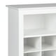 Prepac Entryway Modern 60" Shoe Cubby Console, White - Walmart.com