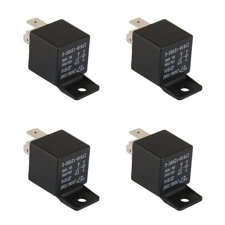 4x ZT616-12V-C-80A Car Auto Truck DC 12V 80A 80 AMP SPDT Relay Relays 5 ...