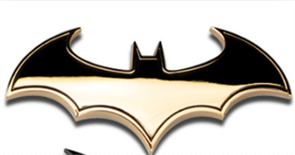 Douhoow Cool 3D Metal Bat Auto Logo Car Sticker Metal Badge Emblem Tail ...