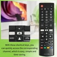 Replacement Remote Control AKB75375604 Easy Functionality for TV and ...