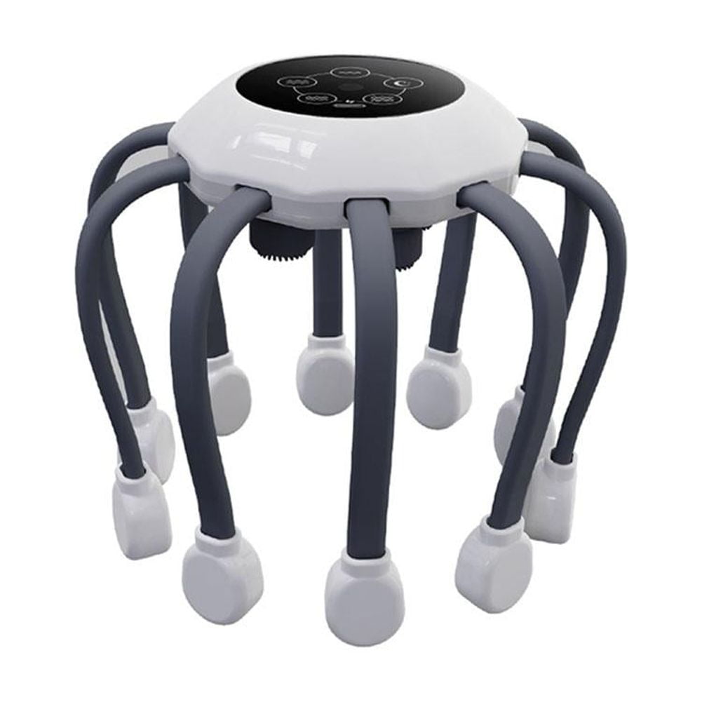 Octopus Head Massager Scalp, Electric Octopus Head Scalp Massager, with ...