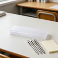 1 Pack Translucent Frosted Pencil Case Plastic Stationery Storage Box ...