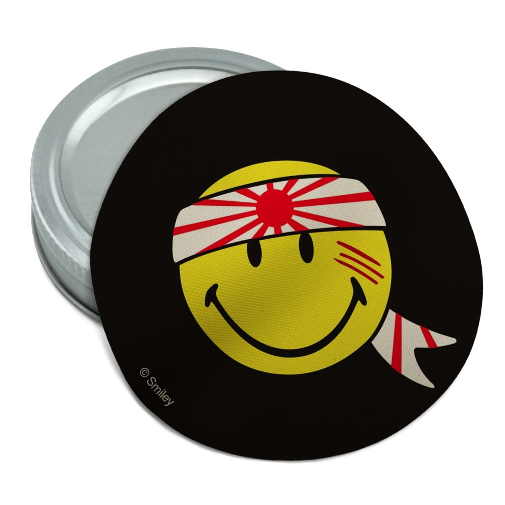 Smiley Smile Karate Martial Arts Happy Yellow Face Round Rubber Non ...