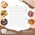 200 self-sealing transparent candy packaging bags, for gift giving ...