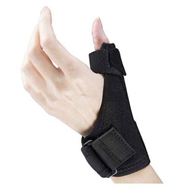 OTC 8" Wrist - Thumb Splint, Left Hand, Black, Medium - Walmart.com