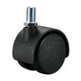 Uxcell Furniture Casters 1.5 Inch Nylon M10 x 15mm Threaded Stem Swivel ...
