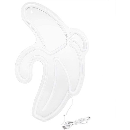 Banana Shaped LED Neon Lights Art Wall Decorative Lights for Christmas ...