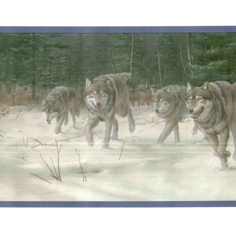 Wolf Wallpaper Border
