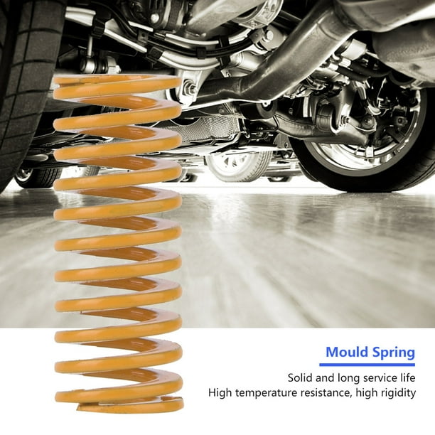 Resorte de matriz, 2 piezas OD 10 mm ID Resorte de molde amarillo ...