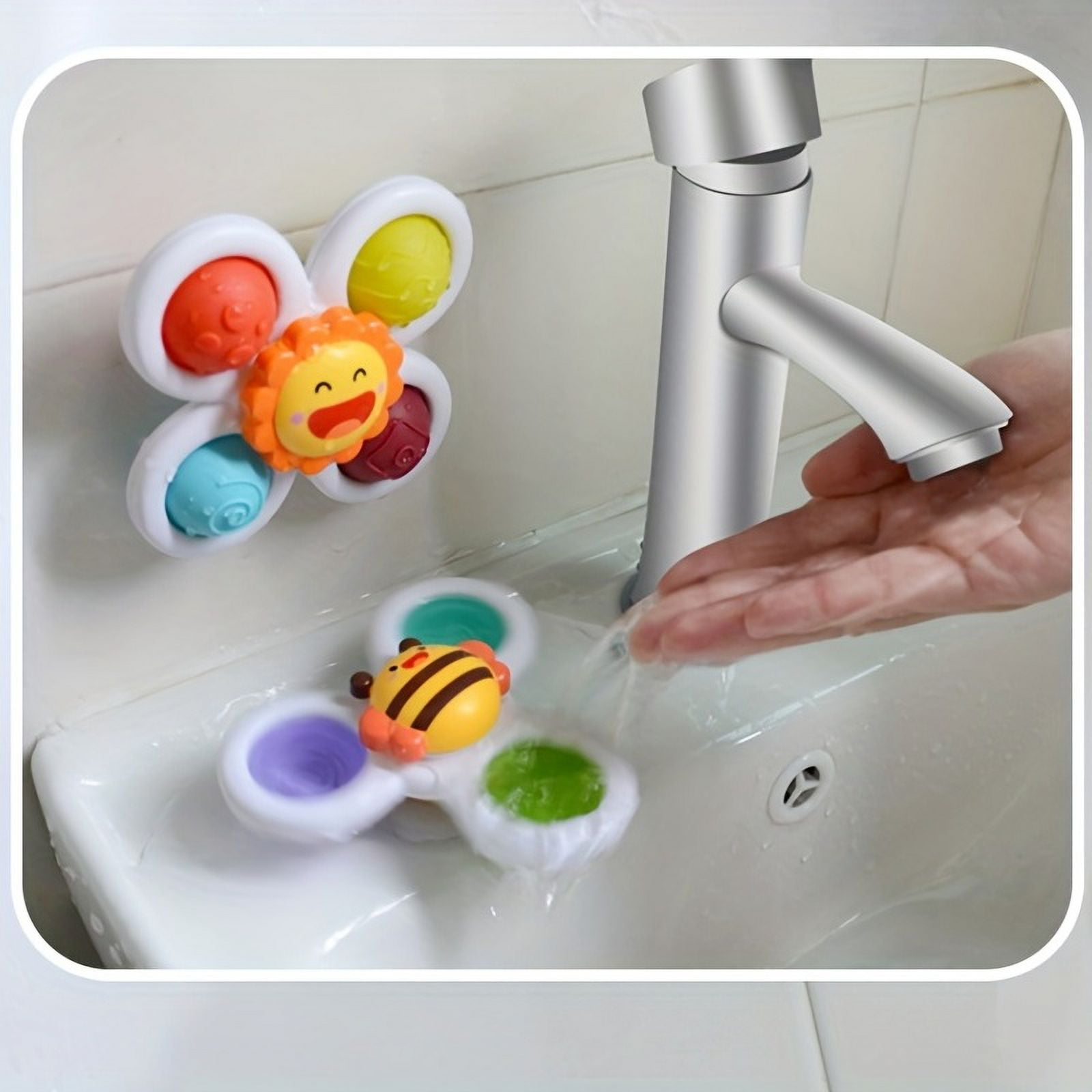 Click here for Grm 3pcs Toddler Bathroom Suction Cup Rotating Toy... prices