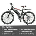 Gocio 500W Electric Bike 26" Electric Bicycle for Adults with Cruise Control System Ebike ...