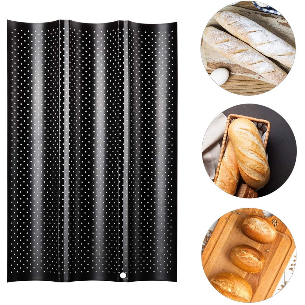 Click here for Estink 3 Loaf Baguette Pan French Bread Baking Pan... prices
