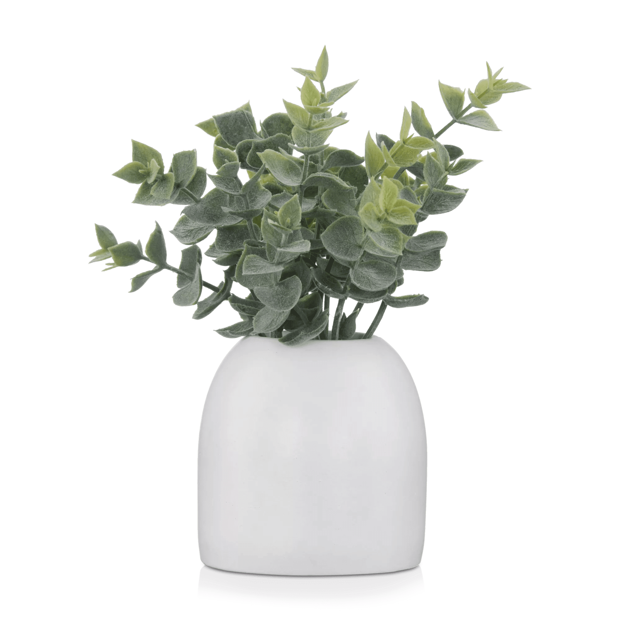 Click here for Bouclair Green Artificial Eucalyptus In Ceramic Po... prices