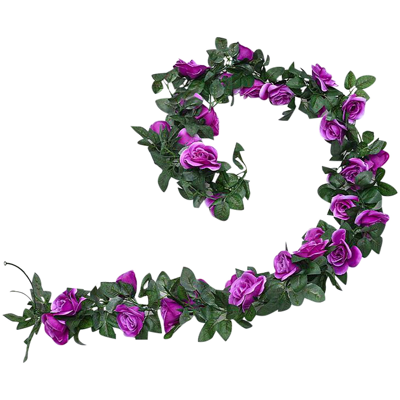 Kiplyki Wholesale Artificial Rose Flower Rattan Wall Hanging Indoor ...