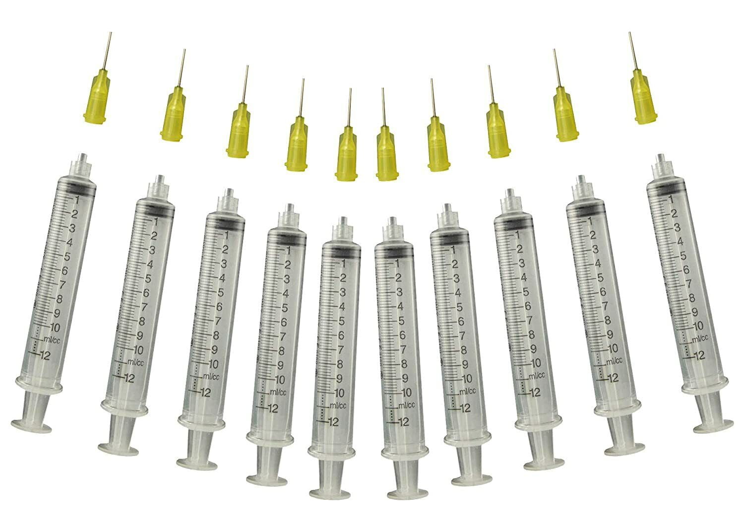 Precision Applicator 10cc Syringe w/20 Gauge Yellow Tip -Glue, Henna ...
