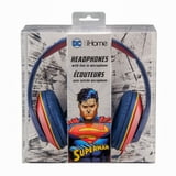 Superman Headphones - On Ear Hero Design with Built In Mic - Walmart.com