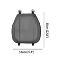 Agiufgs Car Front Seat Cover, Breathable Pu Leather with Backing, for ...