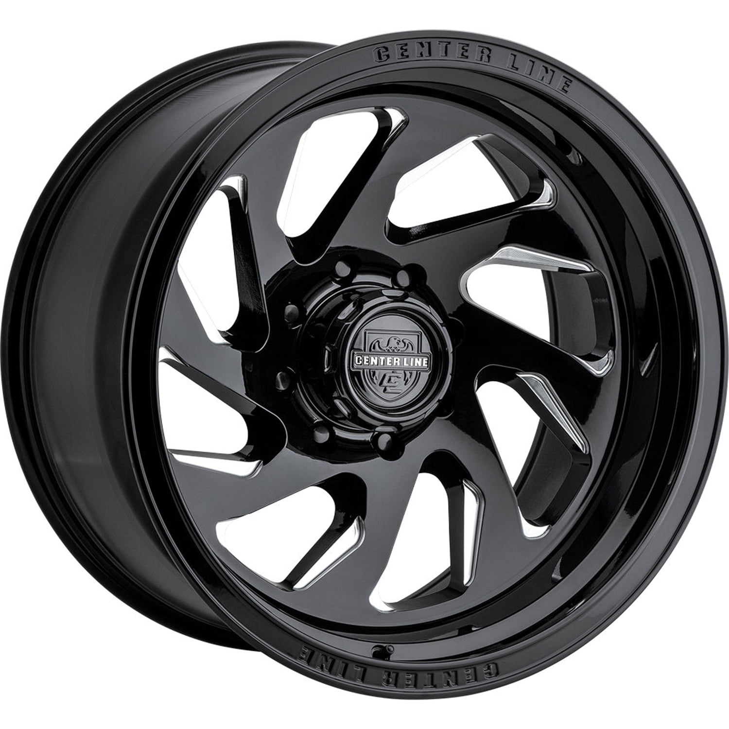 Centerline 847BmLT7 17x9 6x135/6x139.7 -12et Gloss Black W/Machined ...